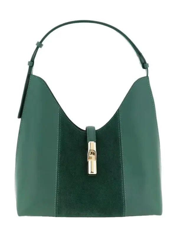 Furla Goccia M Shoulder Bag - Green