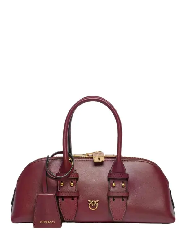 Pinko Small Leather Bag - Red