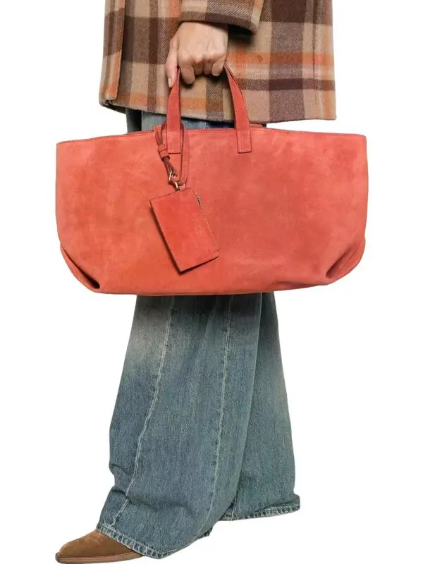 A.p.c. Drummer Suede Tote Bag - Orange