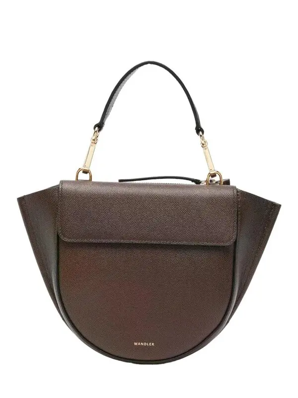 WANDLER Mini Hortensia Tote Bag - Brown