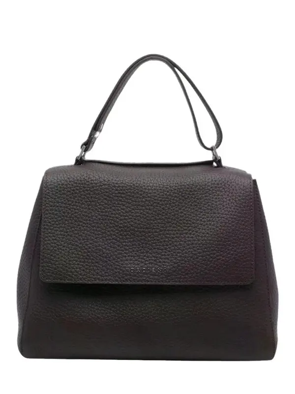 Orciani Midi Sveva Leather Shoulder Bag - Red