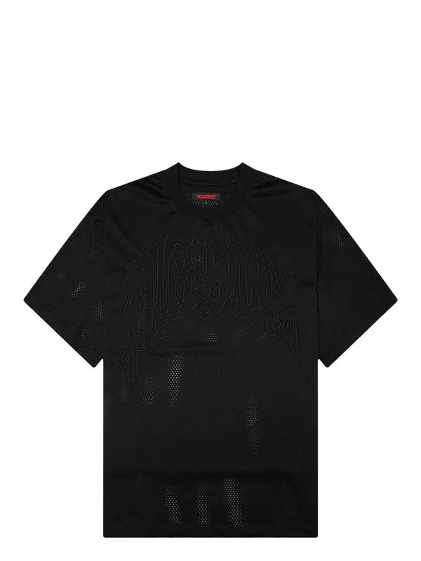 PLEASURES Mesh T-shirt - Black