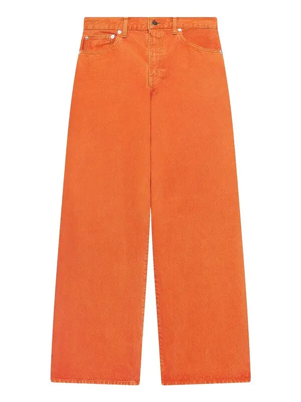 THE ELDER STATESMAN Evie Baggy Jean - Orange