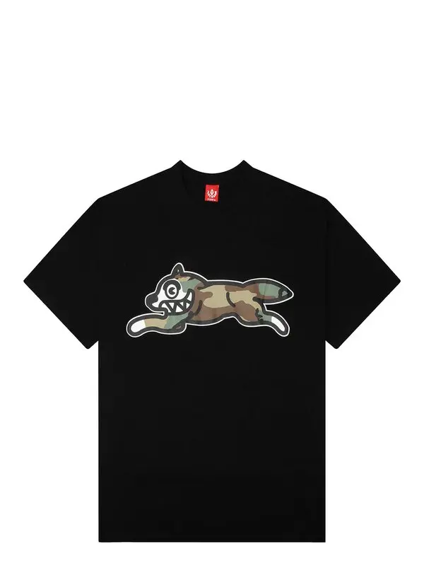 ICECREAM Camouflage Dog Short-sleeve T-shirt - Black