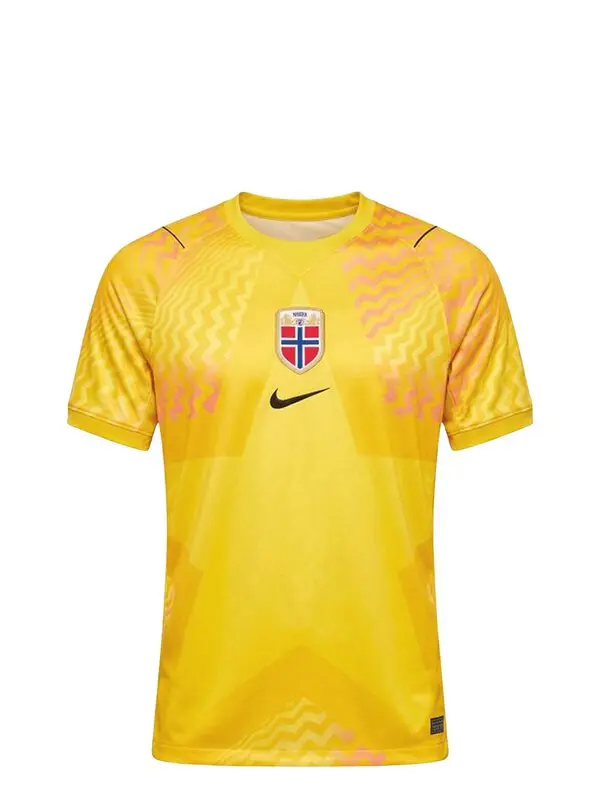 Nike Norway 2026 Goalkeeper Stadium Short-sleeve Shirt - Yellow