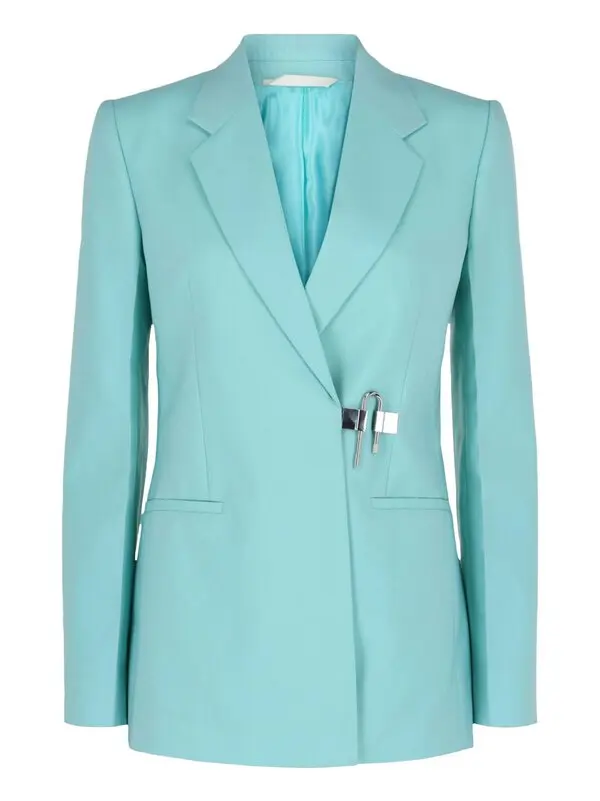 Givenchy Fitted U-lock Jacket - Blue