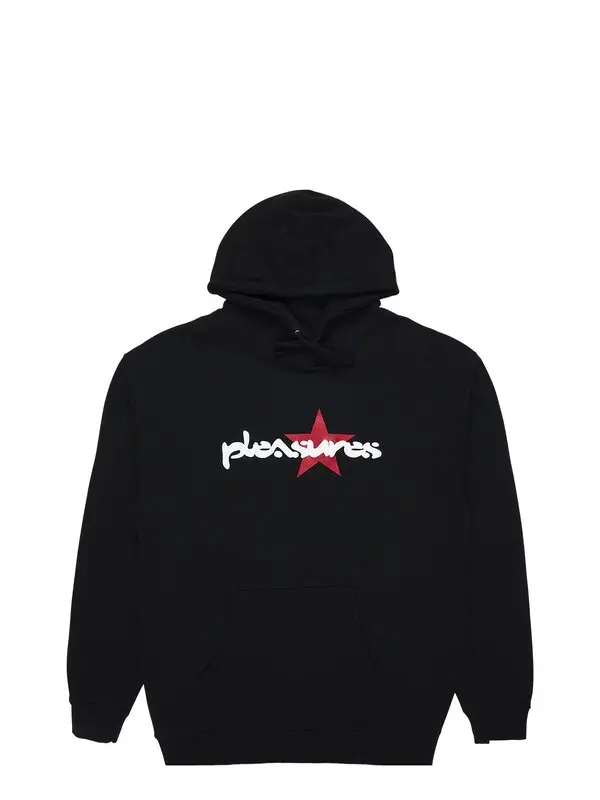 PLEASURES Vibration Hoodie - Black