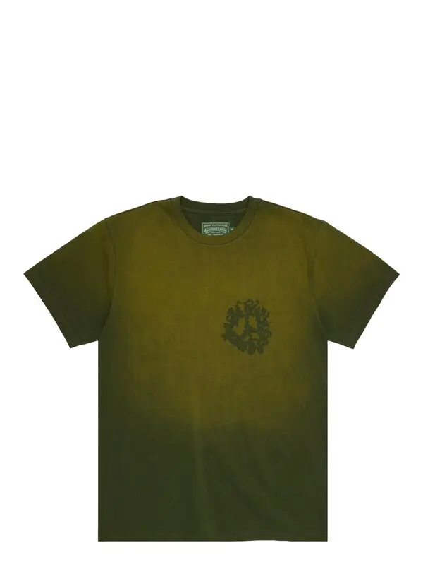 DENIM TEARS U Knockout" Graphic Tee - Green