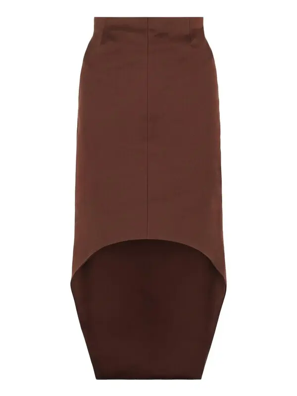 Givenchy Front Slit Pencil Skirt - Brown