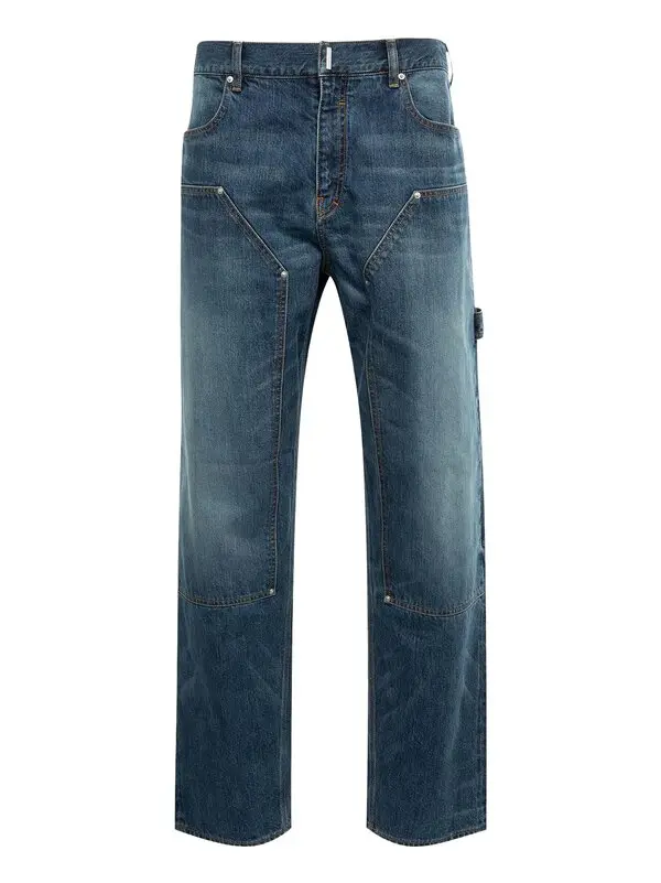 Givenchy Studded Carpenter Jeans - Blue
