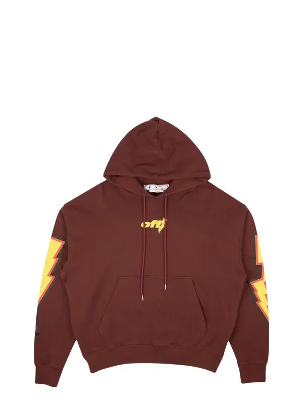 Off-White Thunder Graphic Hoodie - Yellow