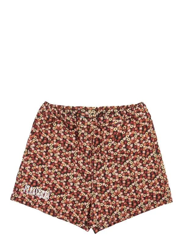 PLEASURES Helium Woven Floral Shorts - Multicolor