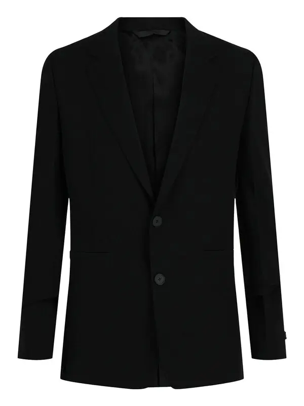 Givenchy Slim Fit Wool Blazer - Black
