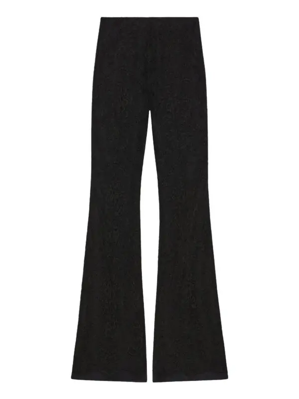Givenchy Lace Flare Pants - Black