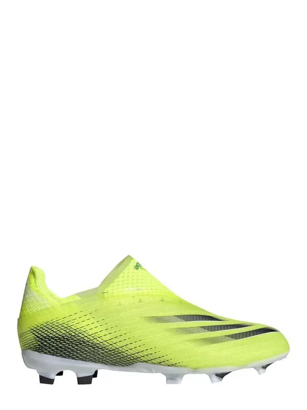Adidas X Ghosted+ Laceless Fg J Soccer Cleats - Yellow