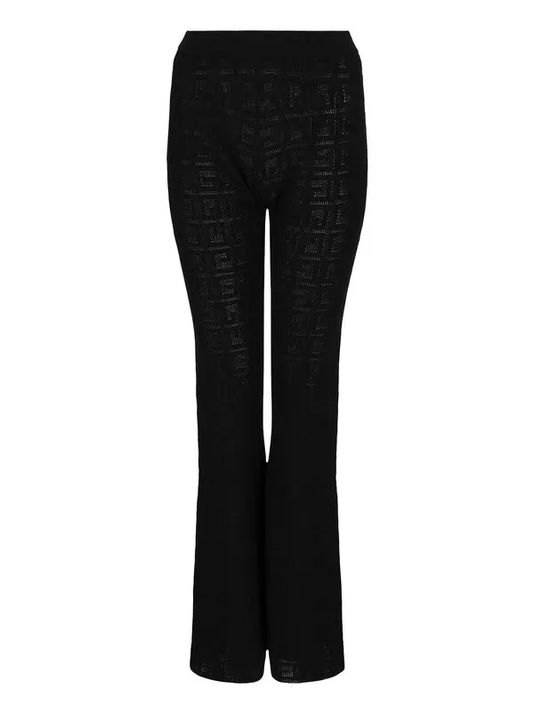 Givenchy 4g Monogram Knit Leggings - Black