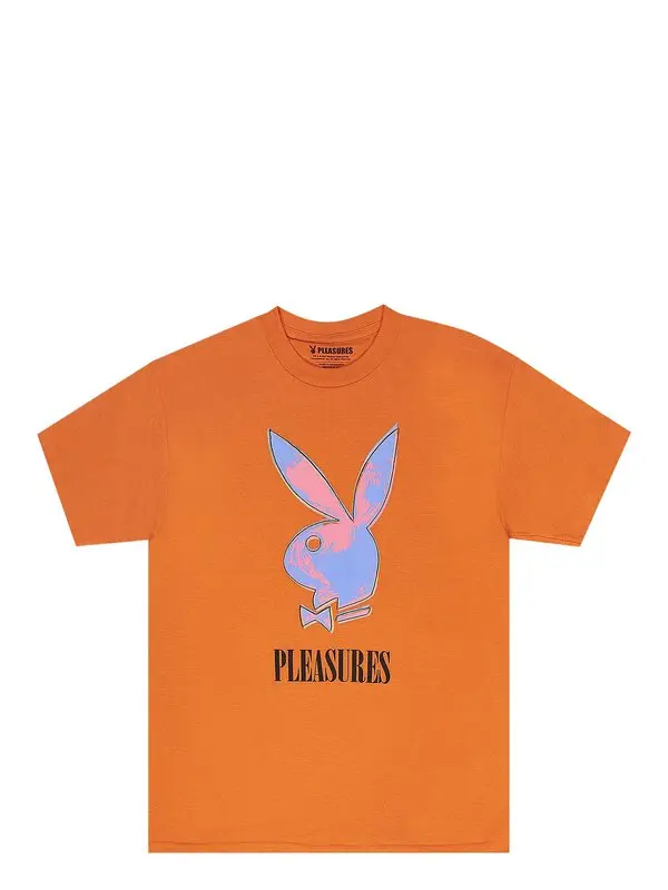PLEASURES Graphic Print T-shirt - Orange
