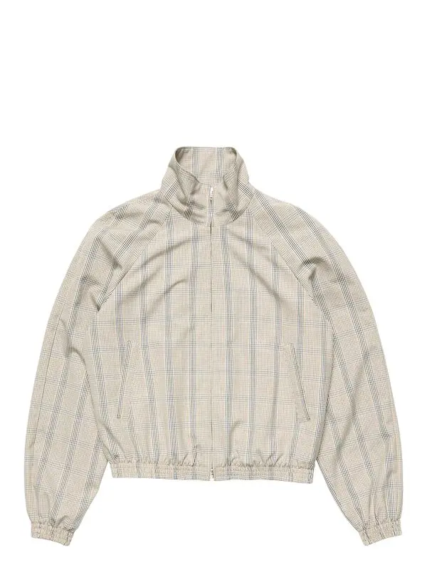 Acne Studios Onivia Light Pes Check Shirt Jacket - Brown