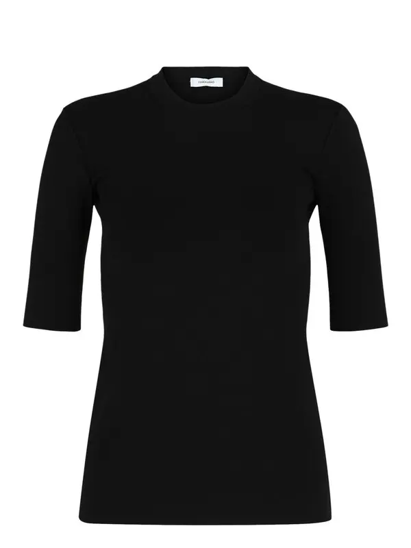 FERRAGAMO Fitted Short-sleeve T-shirt - Black