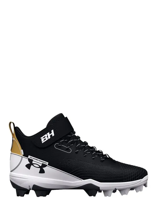 Under Armour Harper 7 Mid Rm Gs Baseball Cleats - Black