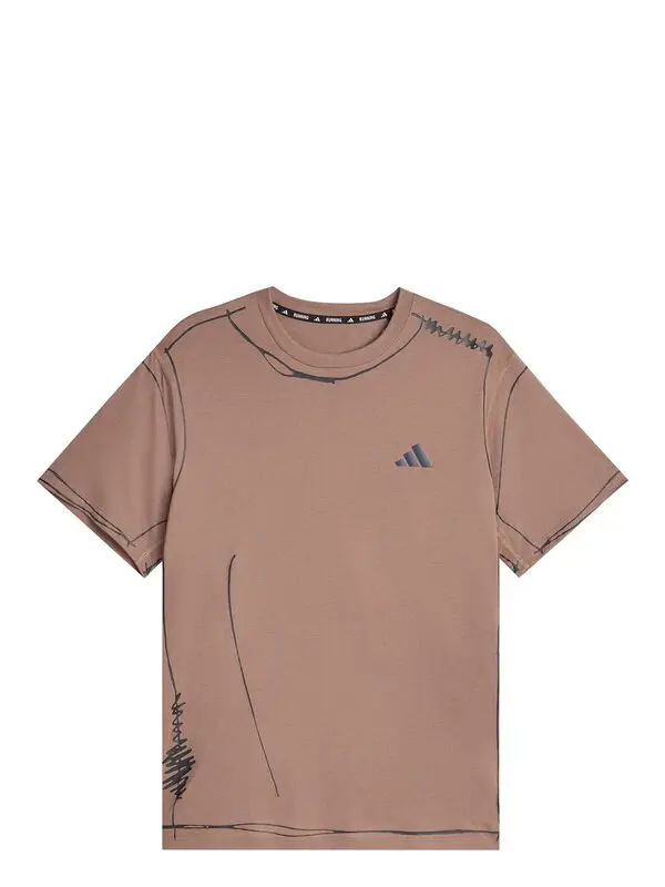 Adidas X Song For The Mute T-shirt "track - Brown
