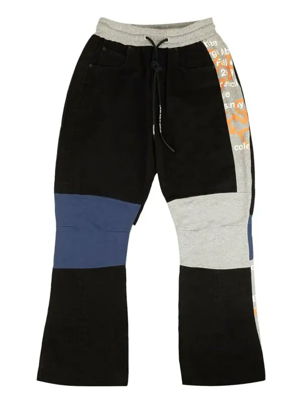 Off-White Paneled Sweatpant Jeans - Black