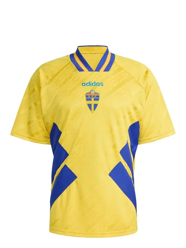 Adidas Sweden 1994 Home Football Jersey - Yellow