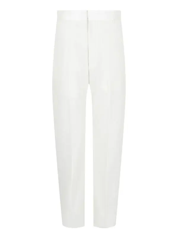 Givenchy High-waisted Wool Trousers - White