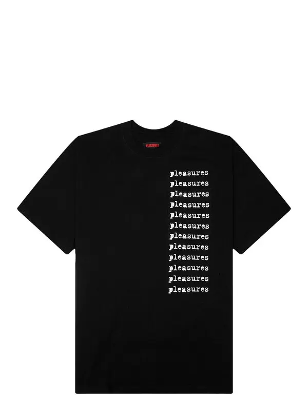 PLEASURES Slip Pocket T-shirt - Black
