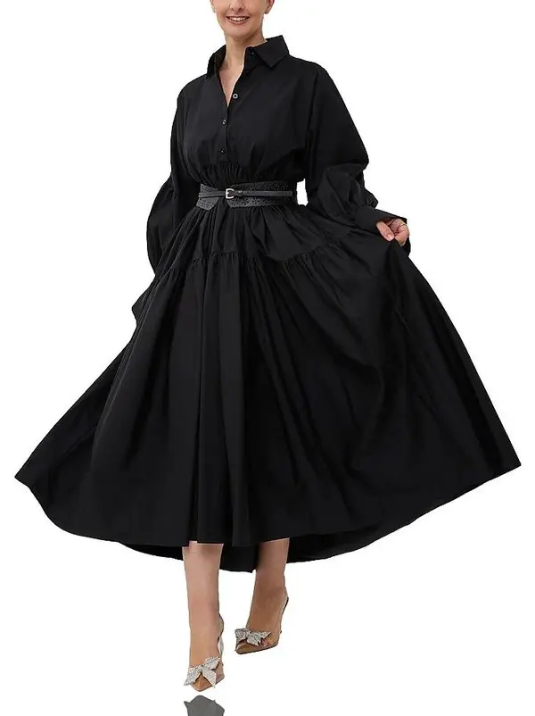 MARIELLE STOKKELAAR Charlotte Maxi Dress - Black
