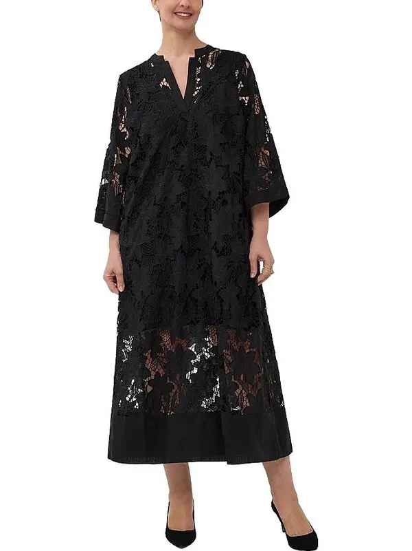 MARIELLE STOKKELAAR Luana Lace Midi Dress - Black