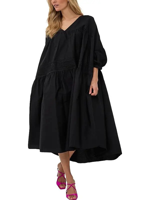 MARIELLE STOKKELAAR Chrissy Oversized Dress - Black