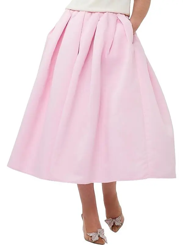 MARIELLE STOKKELAAR Maxima Skirt In Taffeta - Pink