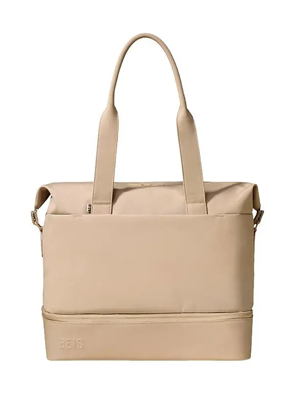 BEIS The Weekender Travel Bag - Beige
