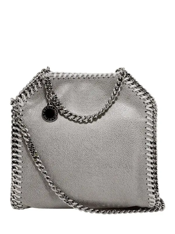 Stella McCartney Falabella Tiny Shaggy Deer Bag - Grey