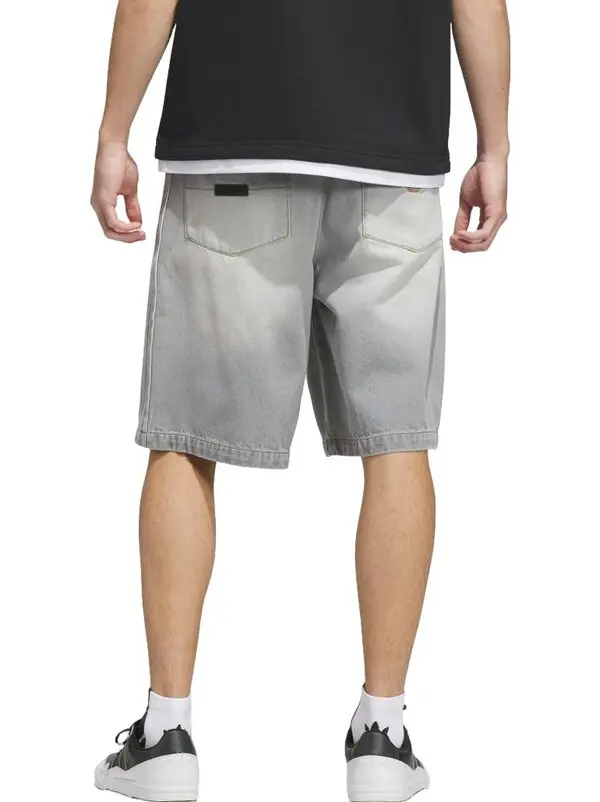 Adidas Skateboarding X Tyshawn Washed Denim Shorts - Grey Two