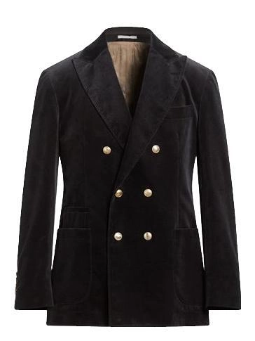 Brunello Cucinelli Blazer Size Cotton - Black