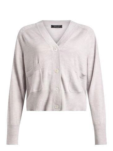ARAGONA Merino Wool Cardigan - Lime Green