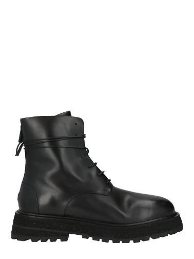 Marsèll Leather Lace-up Combat Boots - Black