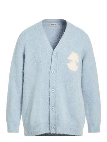 AUTRY Sky Jacquard-knit Cardigan - Blue