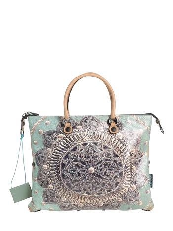 GABS Handbag In Calfskin - Beige