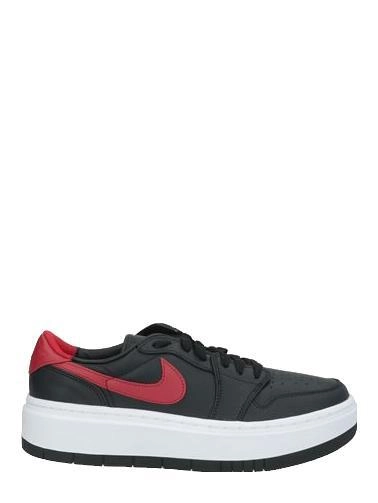 JORDAN Leather Flatform Sneakers - Black