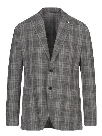 L.B.M. 1911 L. B.m. 1911 Blazer Size Wool, Cotton, Polyamide, Linen - Brown