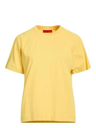 Max & Co. Cotton Linen T-shirt - Yellow
