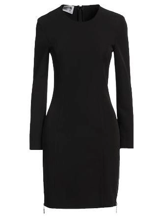 Moschino Long Sleeve Crewneck Mini Dress - Black