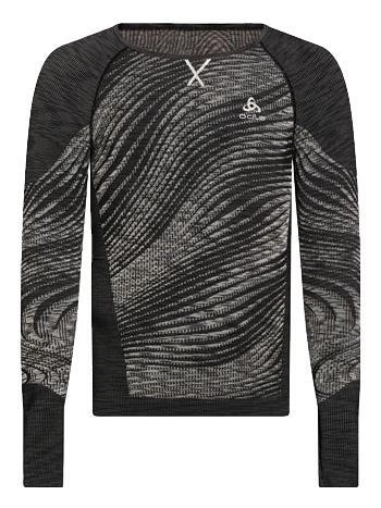 ODLO Jersey Long Sleeve T-shirt With Print And Brand Logo - Grey