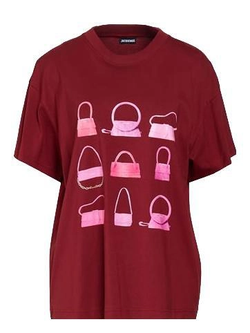 Jacquemus Cotton T-shirt With Graphic Print - Brick