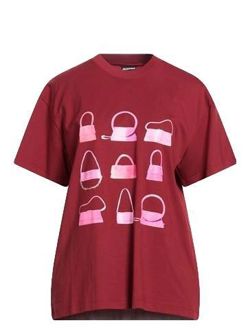 Jacquemus Cotton T-shirt With Graphic Print - Red