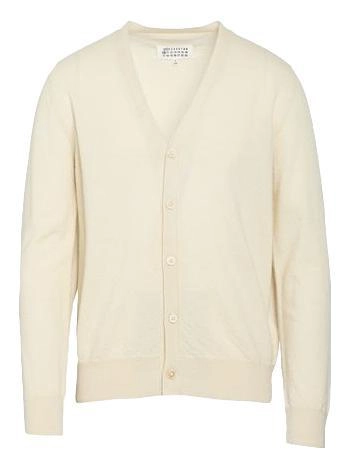 MAISON MARGIELA Wool Cardigan - Ivory