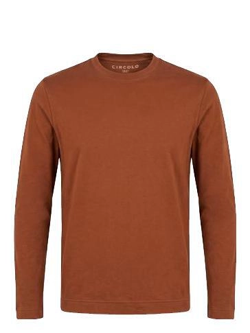 CIRCOLO 1901 T-shirt Rust Size Cotton, Elastane - Red